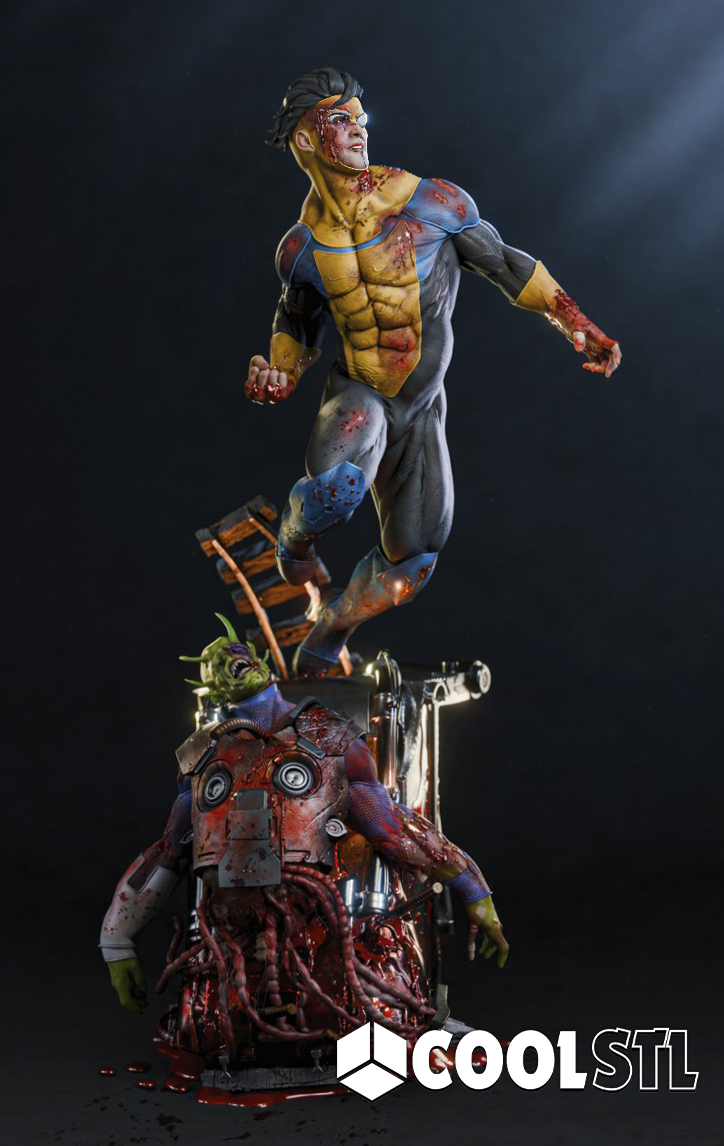 Invincible Injury Blood STL File- 3D Printable (Digital Download) - CoolSTL